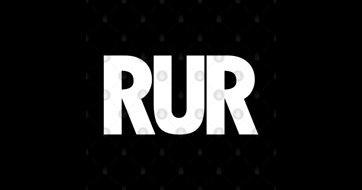 Are You Ready? Bold RUR Typography Design – Minimalist Statement ...