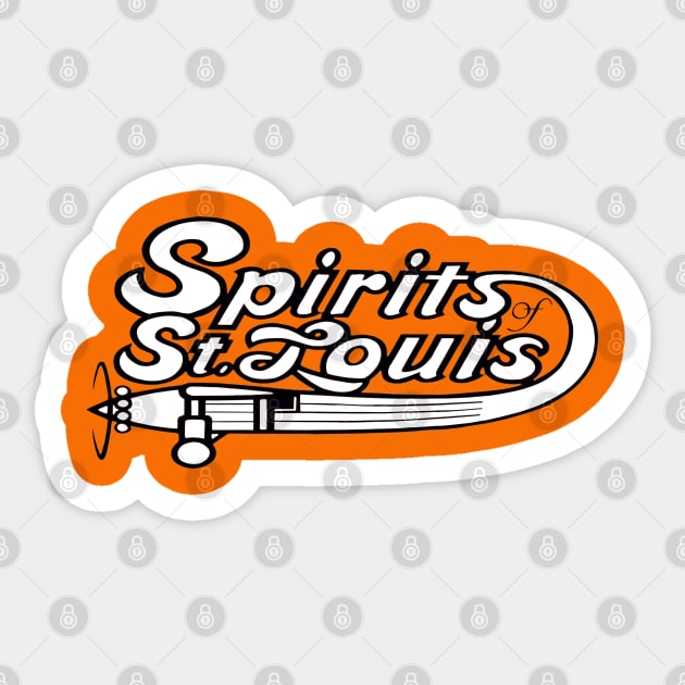 Spirits of St. Louis - St Louis Spirits - Sticker | TeePublic