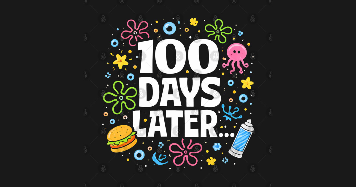 One Hundred 100 Days Later – Funny 100th Day of School - 100 Days Later ...