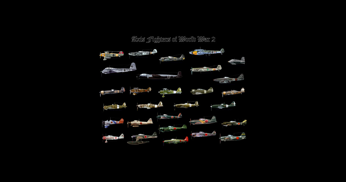 AXIS Fighters of World War 2 - Axis Fighters - Posters and Art Prints ...