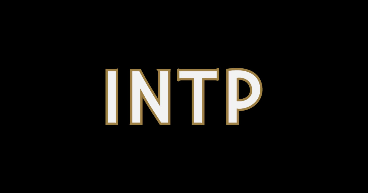 Myers Briggs Typography INTP - Intp - Sticker | TeePublic
