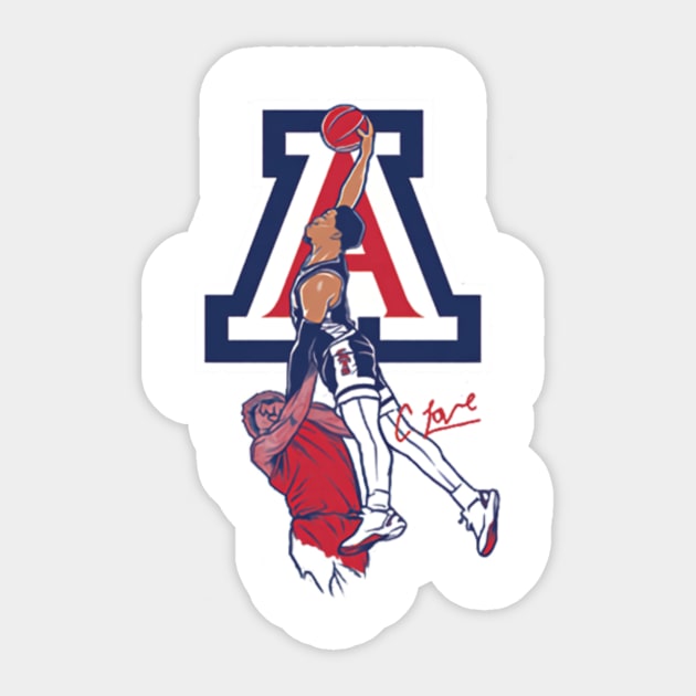 Caleb Love Poster Dunk - Caleb Love - Sticker | TeePublic