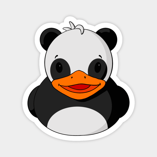 Panda Rubber Duck - Rubber Duckie - Magnet | TeePublic