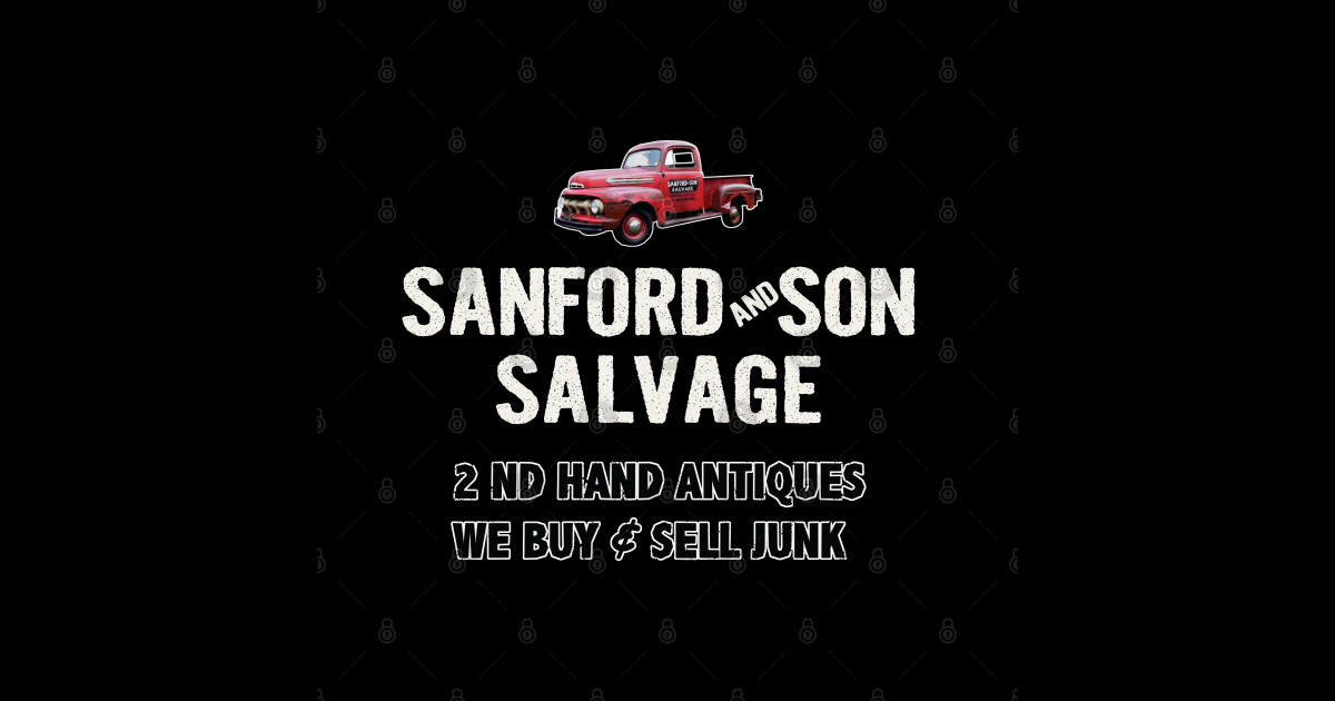 Sanford & Son Salvage Door Panel Sign - Sanford And Son Salvage ...