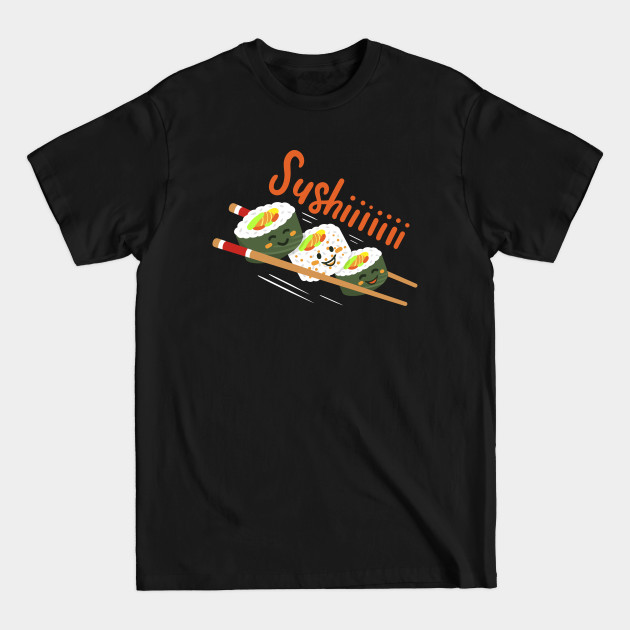 Sushi Japanese Kawaii - Sushi - T-Shirt Designed & Sold By DaviBaldwin