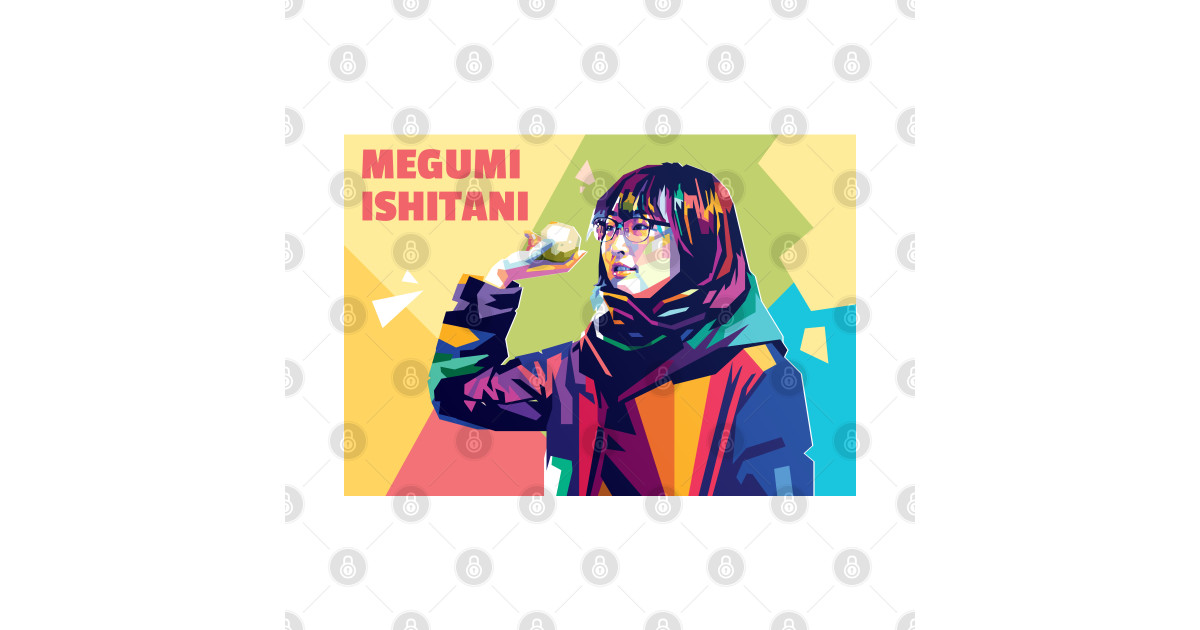 Megumi Ishitani Pop Art - Megumi Ishitani - T-Shirt | TeePublic
