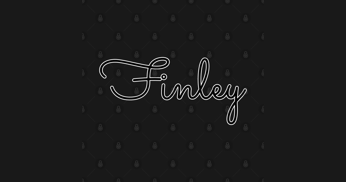 Writing Finley Name Label - Writing Finley Name Label - T-Shirt | TeePublic