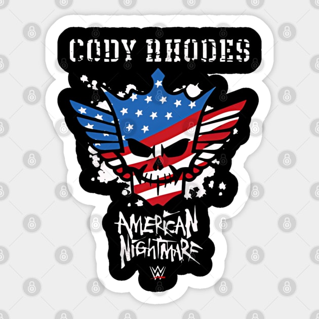 Cody Rhodes American Nightmare - Cody Rhodes - Sticker | TeePublic