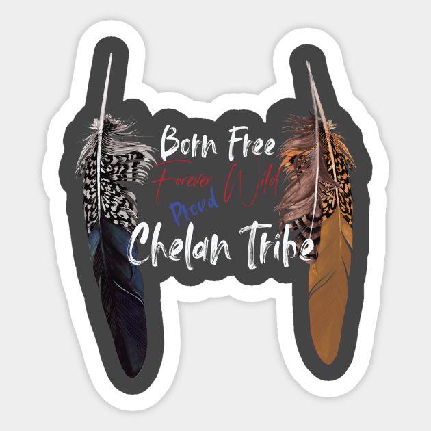 Chelan Native American Indian Retro Retro Rustic Feathers - Chelan ...