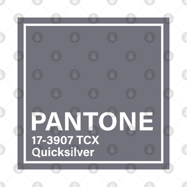 pantone 17-3907 TCX Quicksilver - Pantone Color - T-Shirt | TeePublic