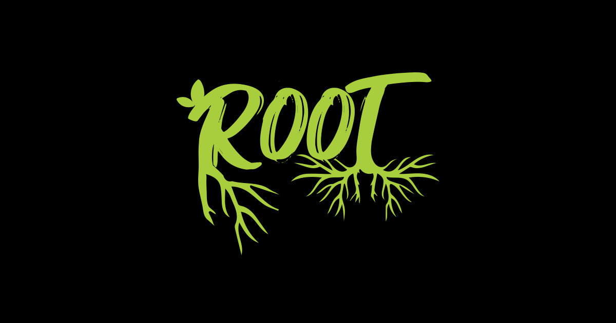 Authentic Root Logo - Root - Sticker | TeePublic