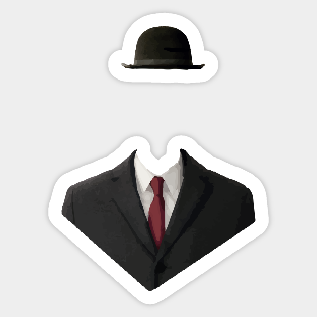 incognito Magritte - Magritte - Sticker | TeePublic