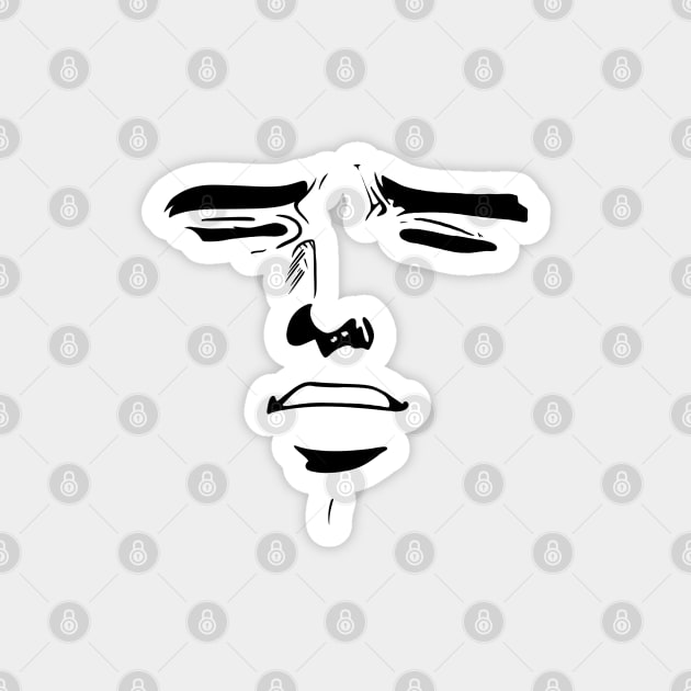Kuso Miso Technique meme Face - Yaraneika - Magnet | TeePublic