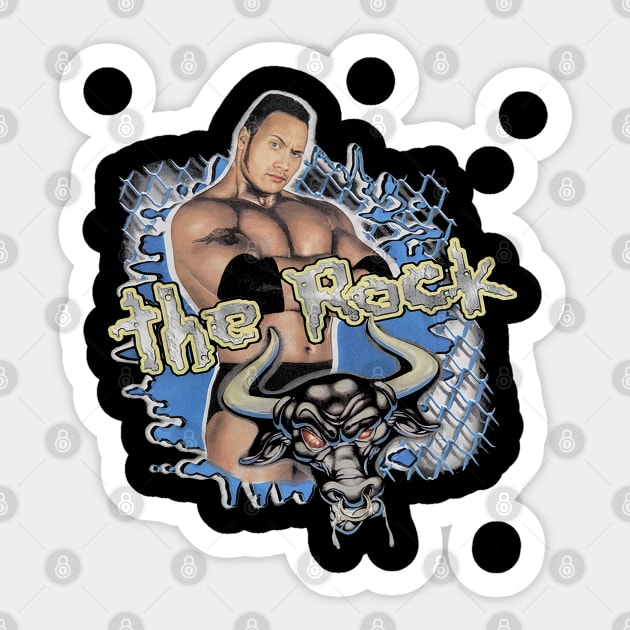 The Rock 1999 Vintage - The Rock - Sticker | TeePublic