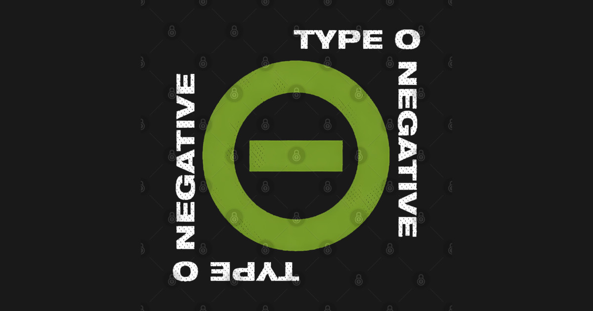 Type O Negative – Classic Green Symbol Rotated - Type O Negative - T ...