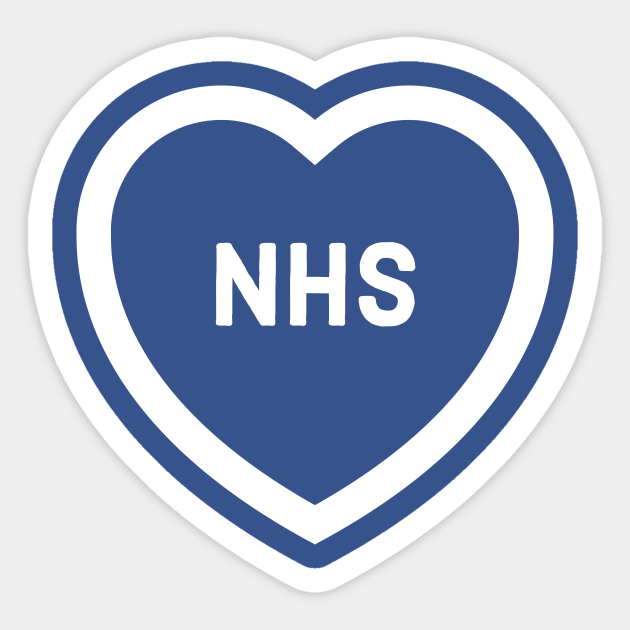 Love NHS - Nhs - Sticker | TeePublic