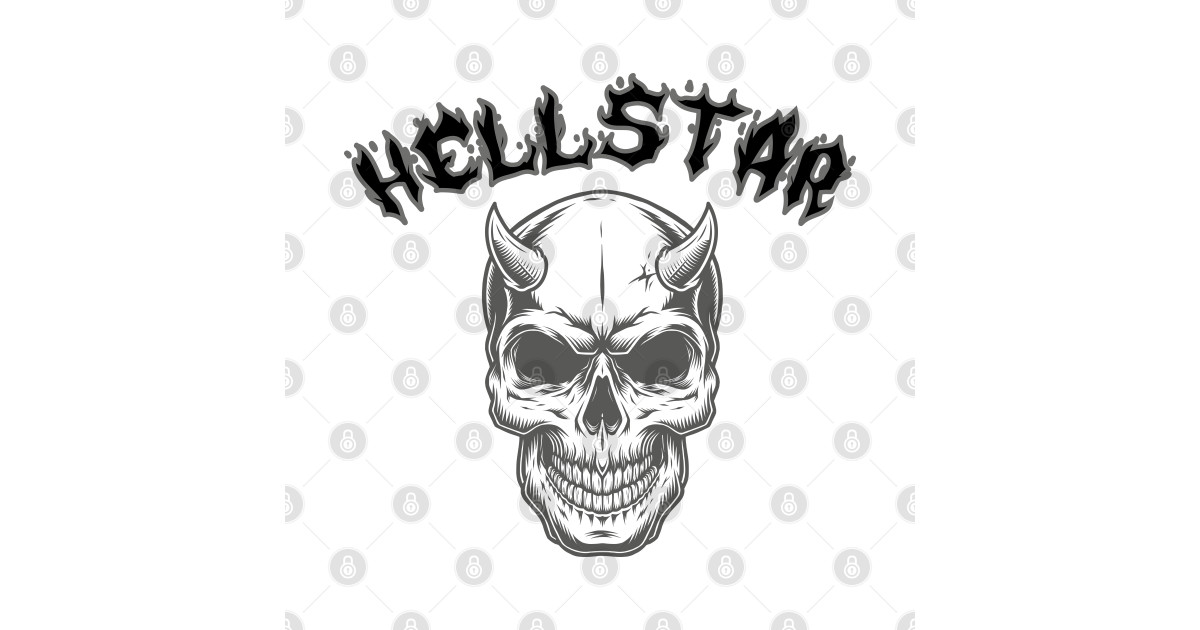HELLSTAR SKULL - Skull - T-Shirt | TeePublic