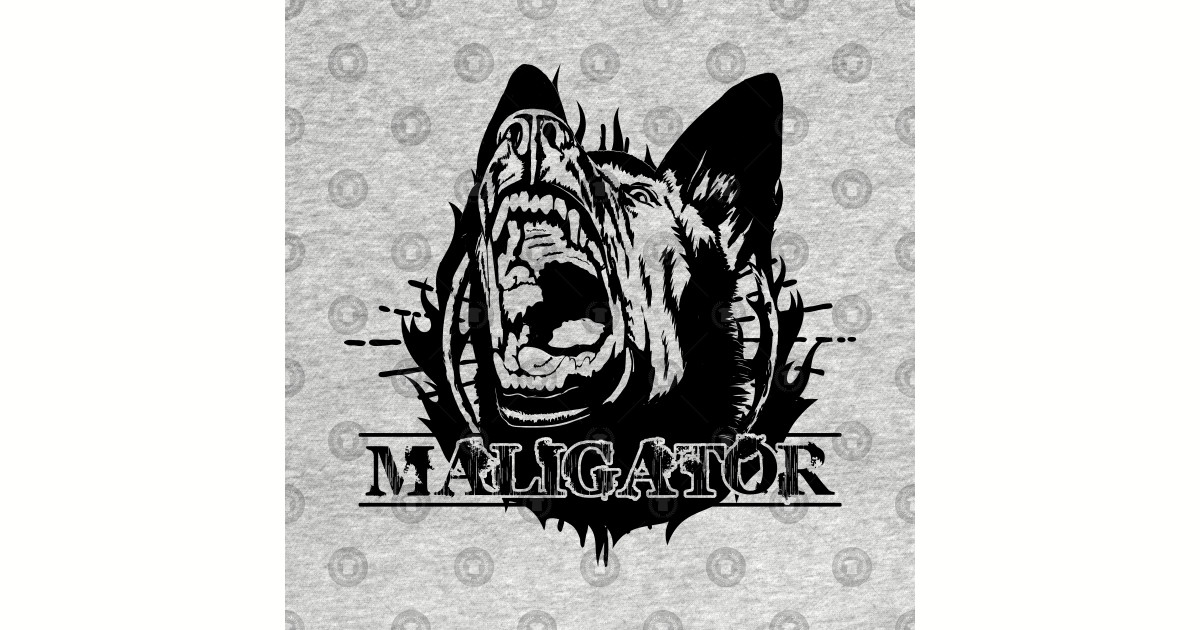 Maligator - Malinois - Belgian shepherd - Malinois - Sticker | TeePublic