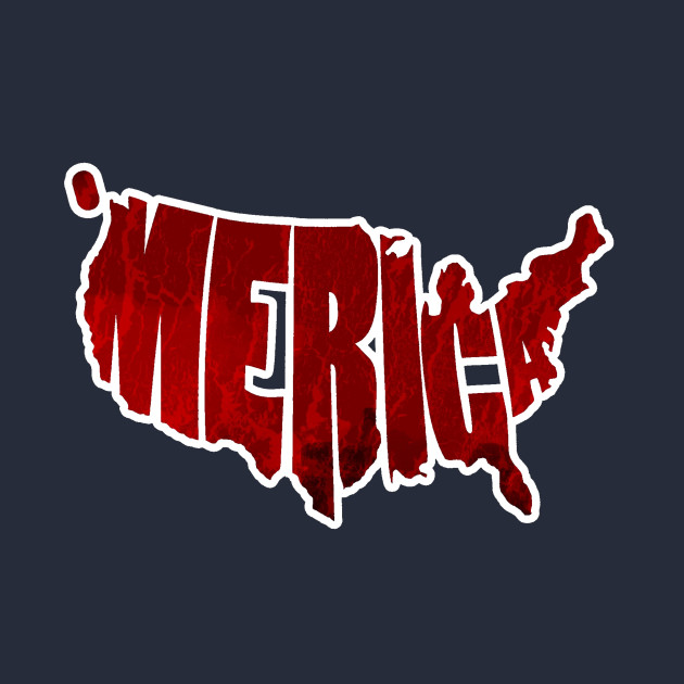MERICA - Captain America - T-Shirt | TeePublic