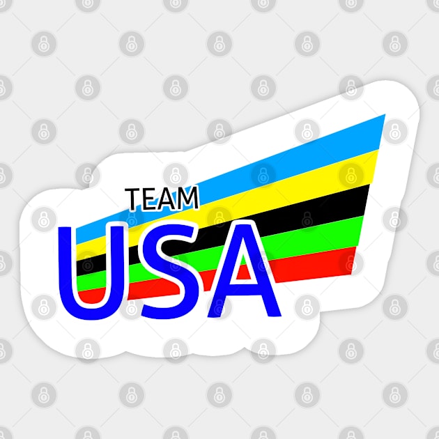 OLYMPICS TEAM USA - Team Usa - Sticker | TeePublic
