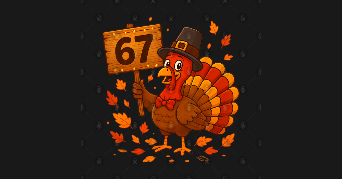 67 Thanksgiving Turkey Six Seven Gen Alpha - Funny Thanksgiving Turkey ...