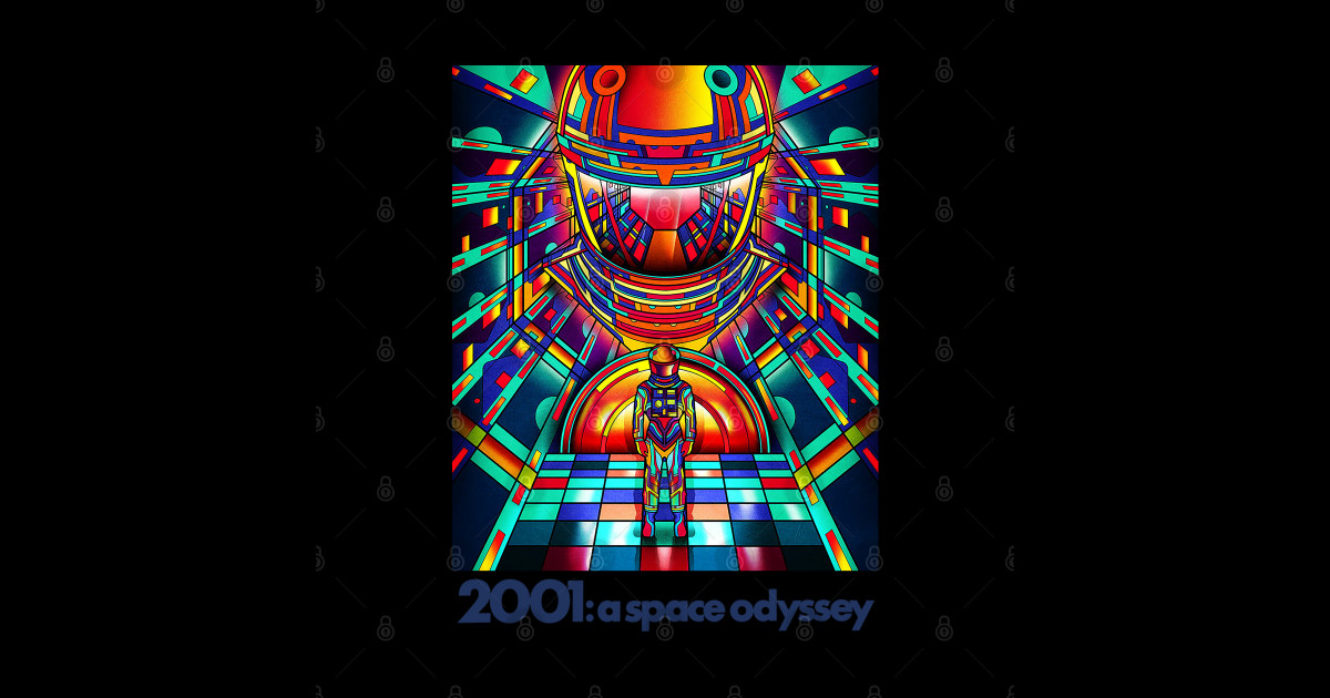 2001 A Space Odyssey Orbit - 2001 A Space Odyssey - Sticker | TeePublic