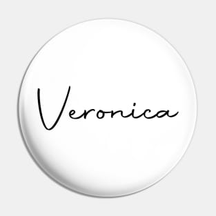 Autography Veronica Name Label Pins and Buttons for Sale | TeePublic