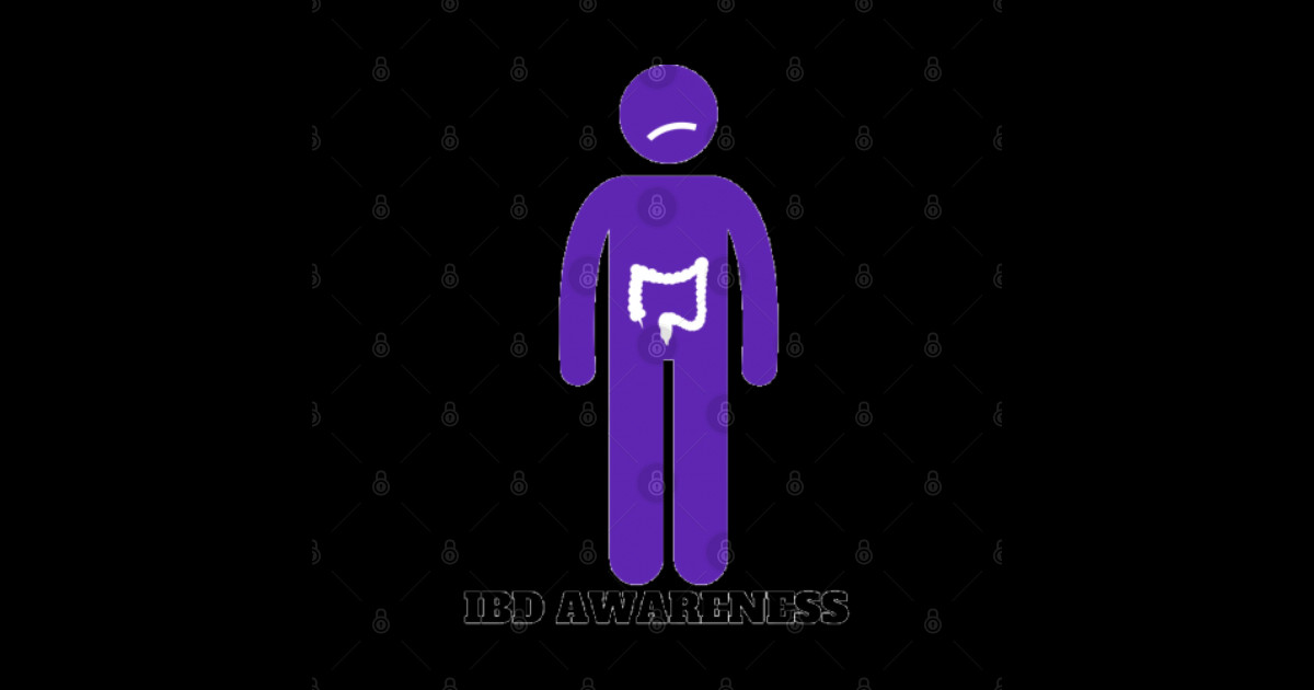 IBD Awareness Silhouette - Ibd Awareness Silhouette - Sticker | TeePublic