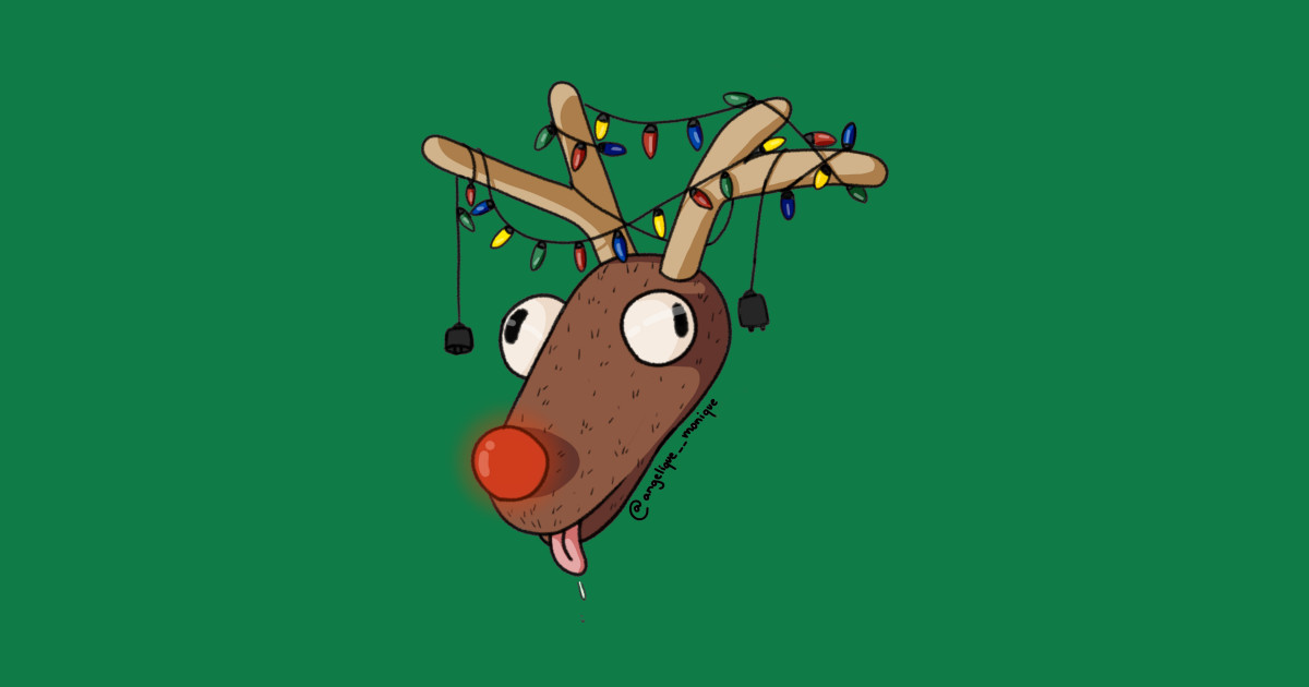 Rudolph the Derp - Christmas - T-Shirt | TeePublic