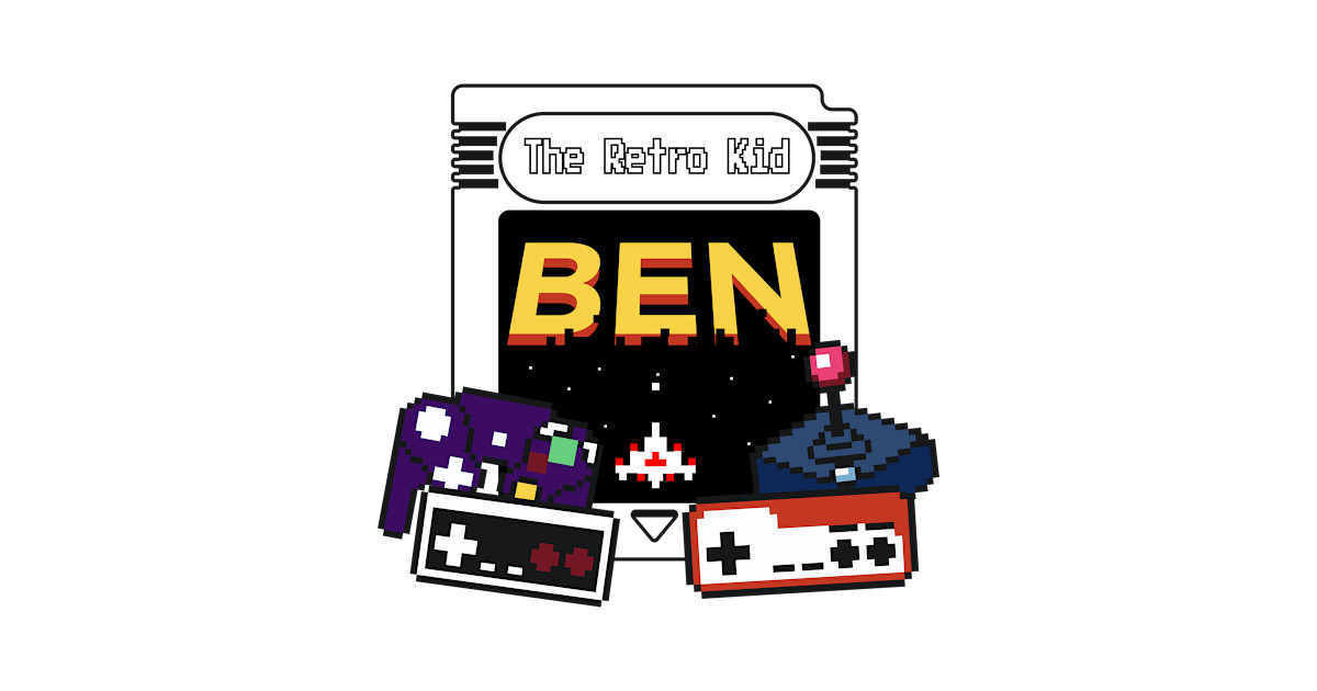 Retro Kid Ben Game Console - Retro - T-Shirt | TeePublic
