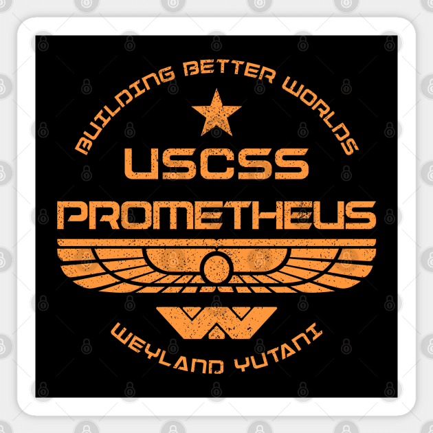 USCSS Prometheus - Alien - Sticker | TeePublic