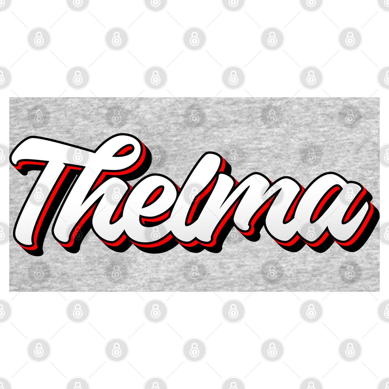 Thelma name - cool 70s retro font - Thelma Name Cool 70s Retro Font - T ...