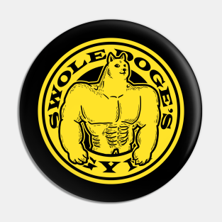 Swole Doge Vs Cheems Pins and Buttons for Sale | TeePublic