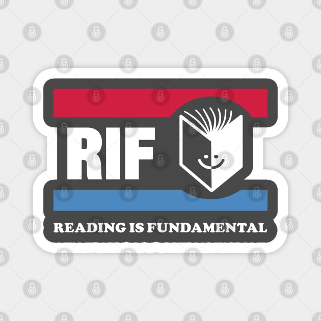 RIF - Reading is Fundamental 70s Design - Rif - Magnet | TeePublic