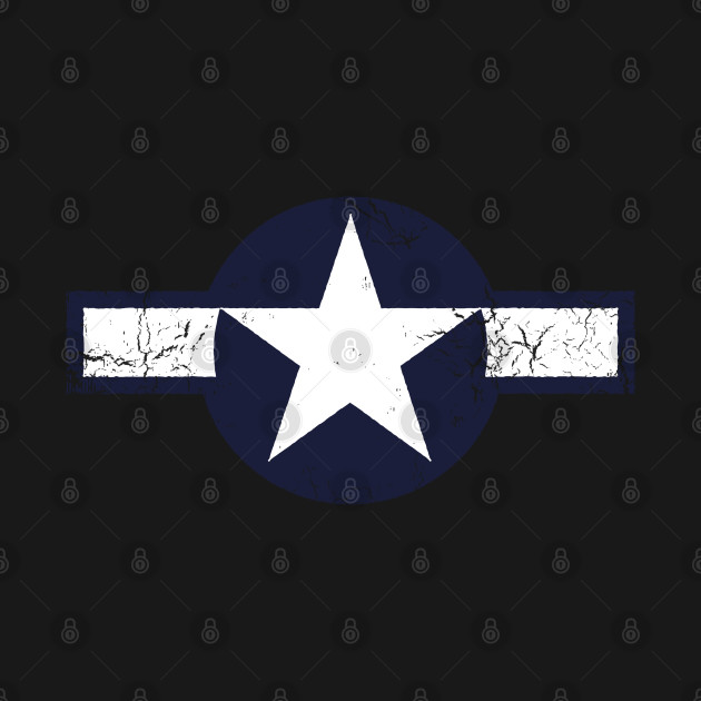 USAF WW2 Warbird Roundel - Raaf - T-Shirt Designed & Sold By Eric Wallace