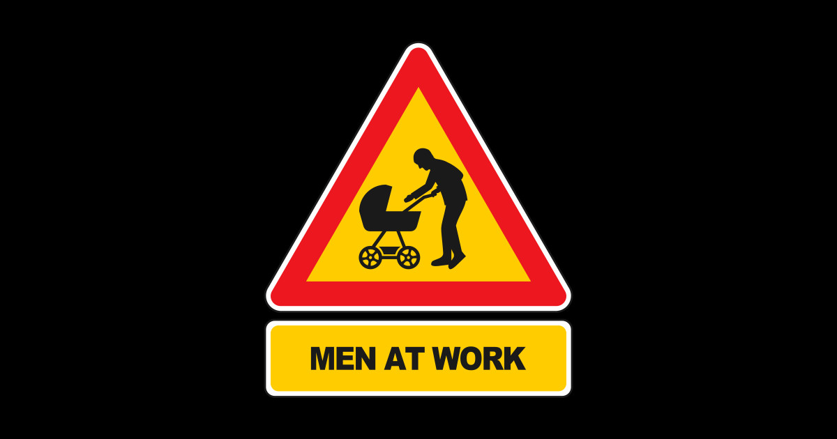 Men at work signal - Stroller - Men At Work - Sticker | TeePublic