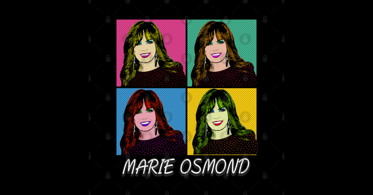 Marie Osmond 80s Pop Art Style - Marie Osmond - Sticker | TeePublic