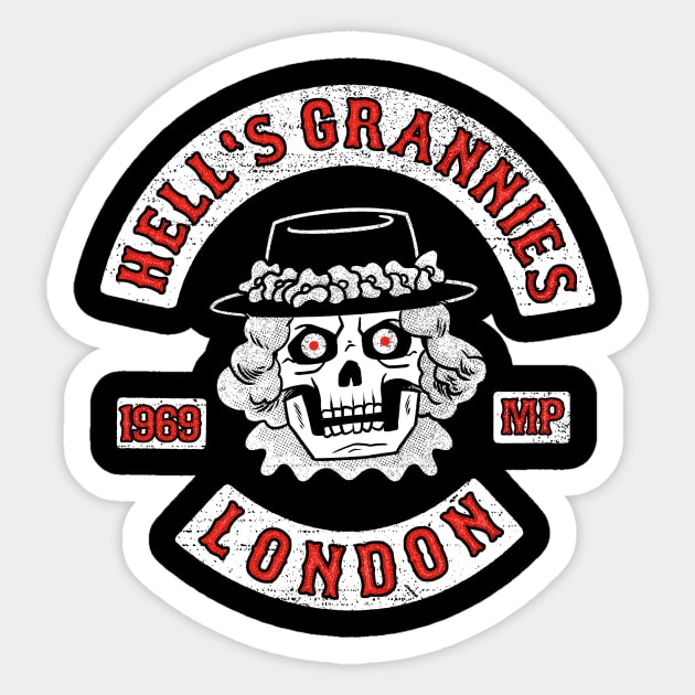 Hell's Grannies - Monty Phyton - Sticker | TeePublic