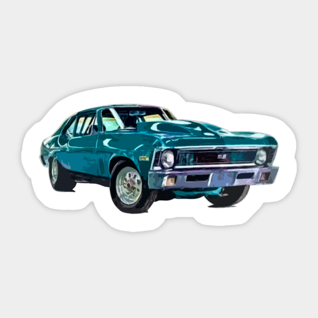 Chevy Nova SS - Muscle Cars - Sticker | TeePublic