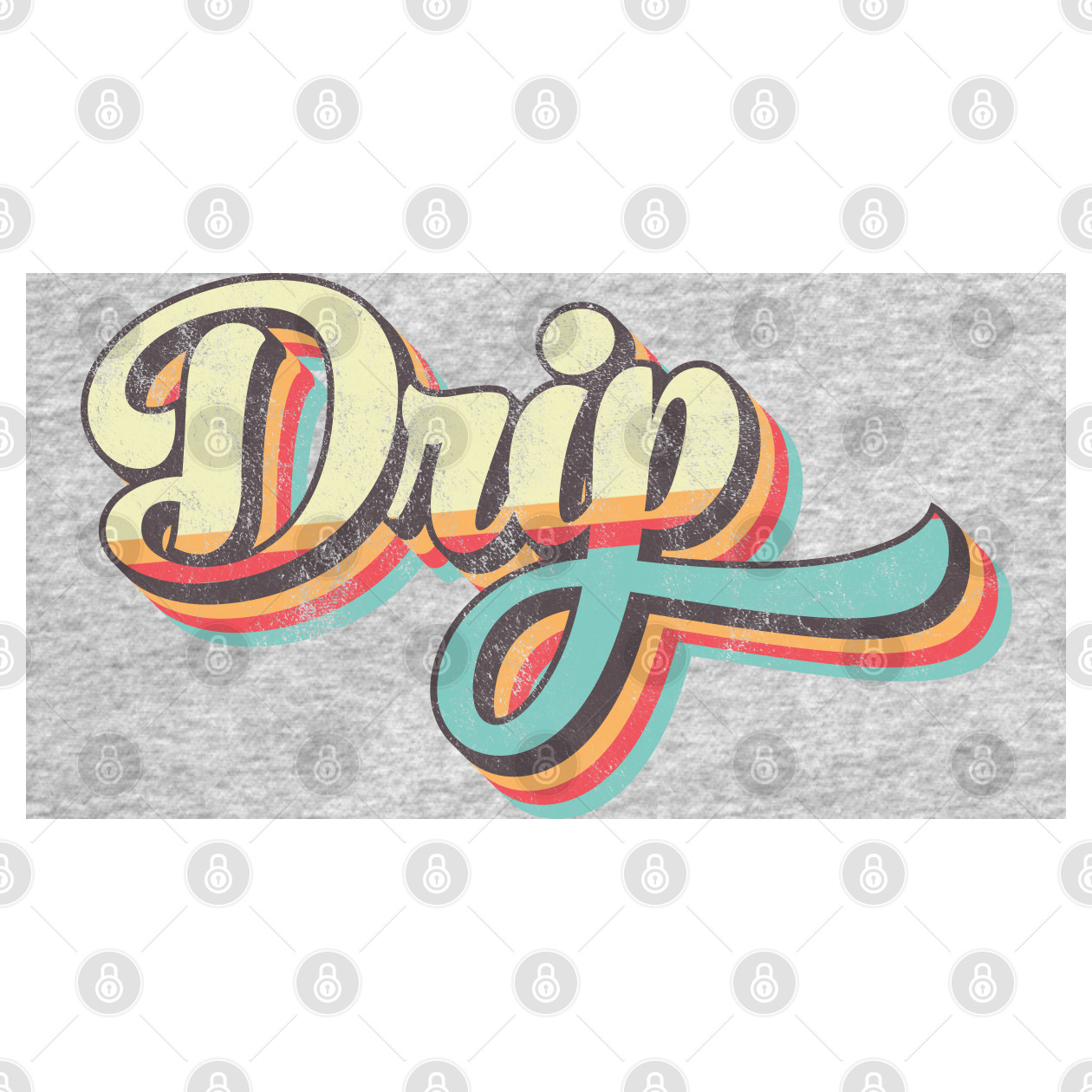 Drip 70's Retro - Drip - T-Shirt | TeePublic