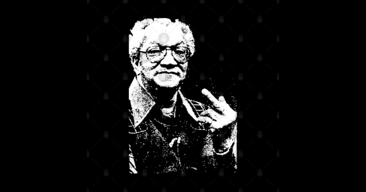 Redd Foxx Middle Finger - Tv Show Sanford And Son - Sticker | TeePublic