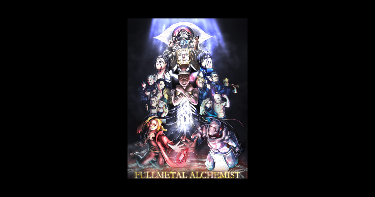 Fullmetal Alchemist Movie Poster (Gold Title) - Fullmetal Alchemist ...