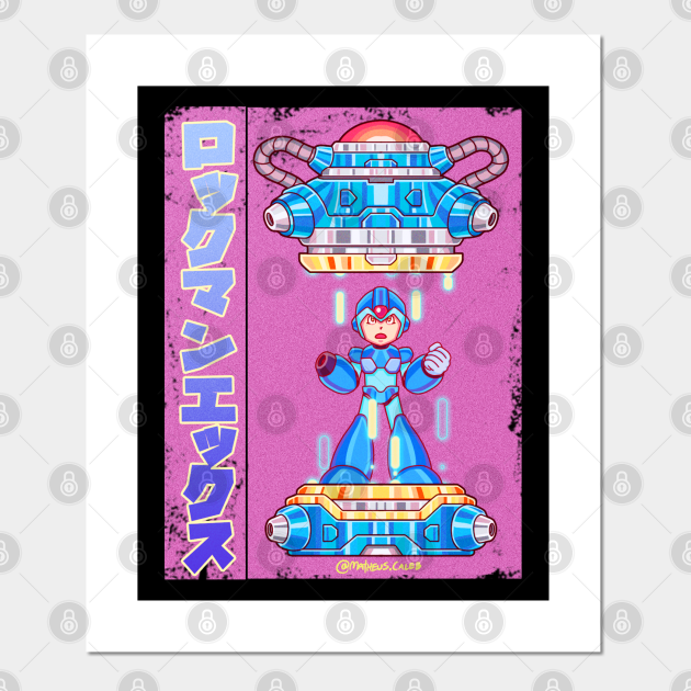 Mega Man X - Capsule - Color V1 - Megaman - Posters and Art Prints ...