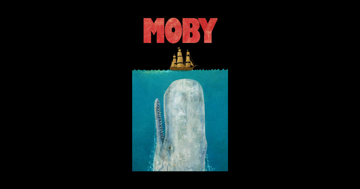 Moby - Moby Dick - Sticker | TeePublic