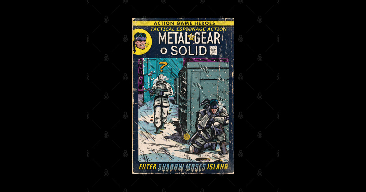 MGS Shadow Moses Island comic book fan art - Video Game - Posters and ...