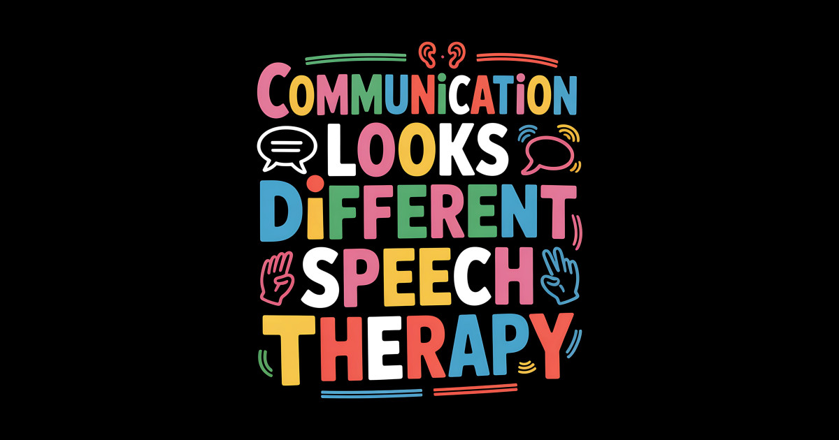 Communication Looks Different Speech Therapy - This is the perfect gift ...