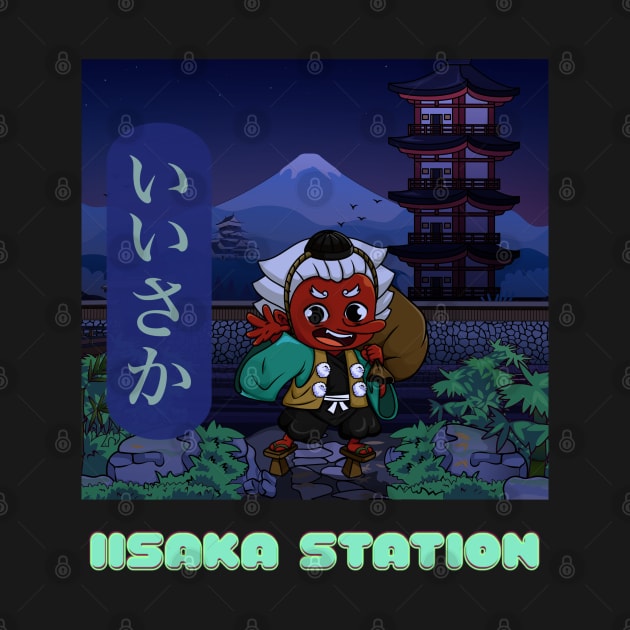 Iisaka, the Tengu Wanderer (Night Ver. 1.1) - Original Chibi Tengu ...
