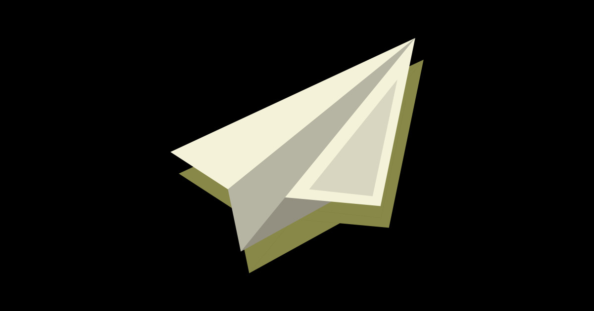 Pilot Paper Plane Design - Pilot Style - Sticker | TeePublic