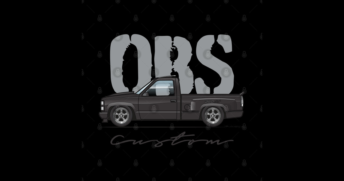 OBS Custom-Black - Stepside Obs - Sticker | TeePublic