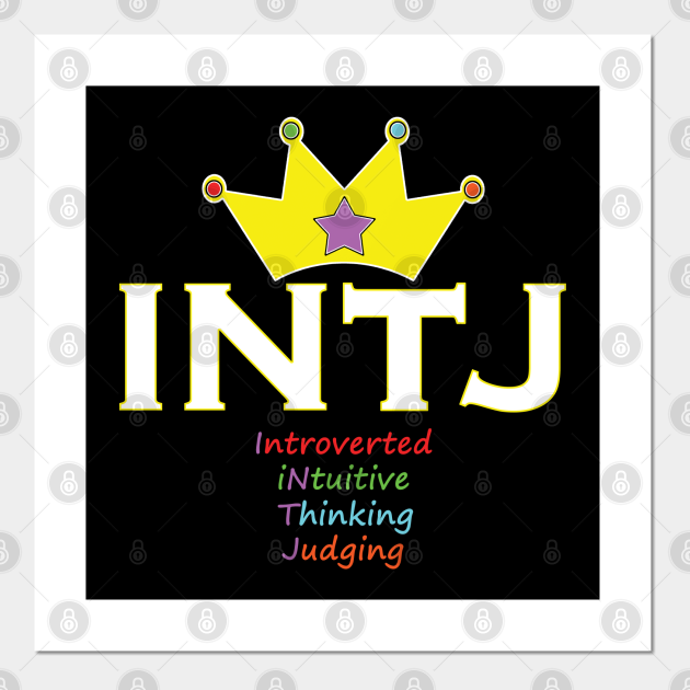 INTJ - Typography Design - Intj - Posters and Art Prints | TeePublic